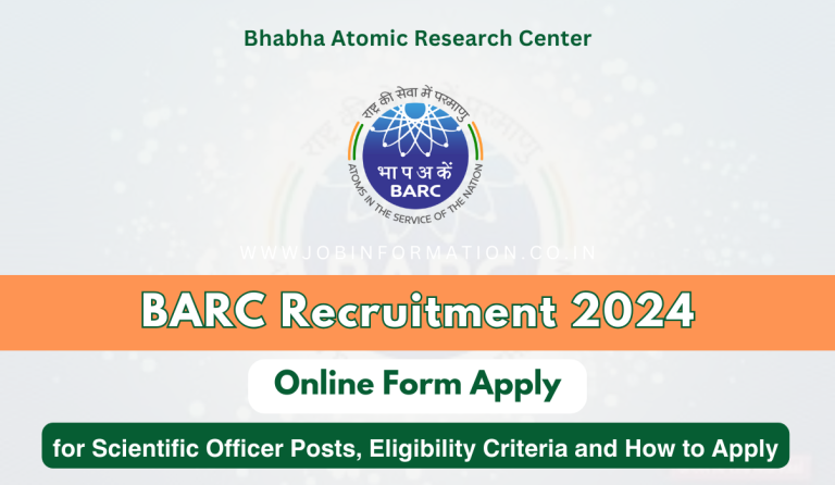 BARC Recruitment 2024 Out: Online Form For Scientific Officer Posts, Eligibility Criteria And ...