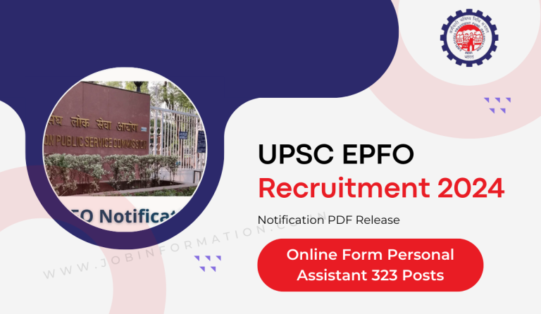 UPSC EPFO PA Recruitment 2024 PDF: Online Apply For 323 Personal ...