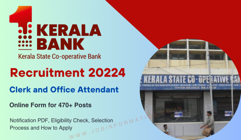 Kerala Bank Recruitment 2024 Out Online Form For 479 Clerk And Office ...